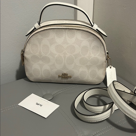 Coach | Bags | Coach Cream Mini Crossbody Bag | Poshmark